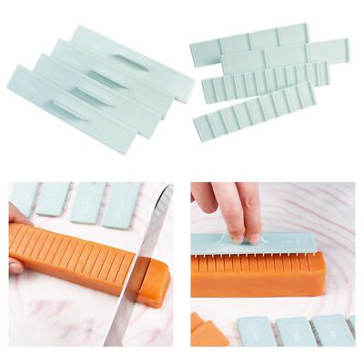 8 Pieces Cake Baking Measure Butter Measuring Ruler for Biscuit Cake ...