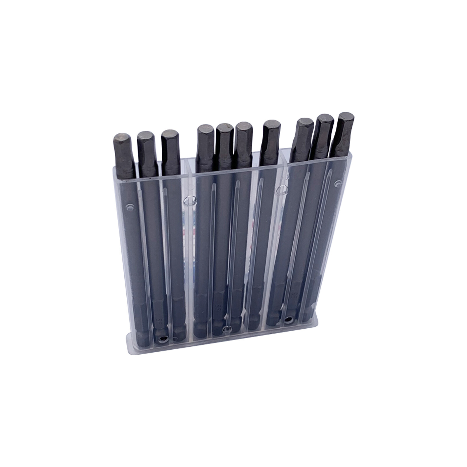 10pcs X 5MM Hex BUGLE BATTEN Power Screw Driver Bits , Magnetic , 50mmL ...