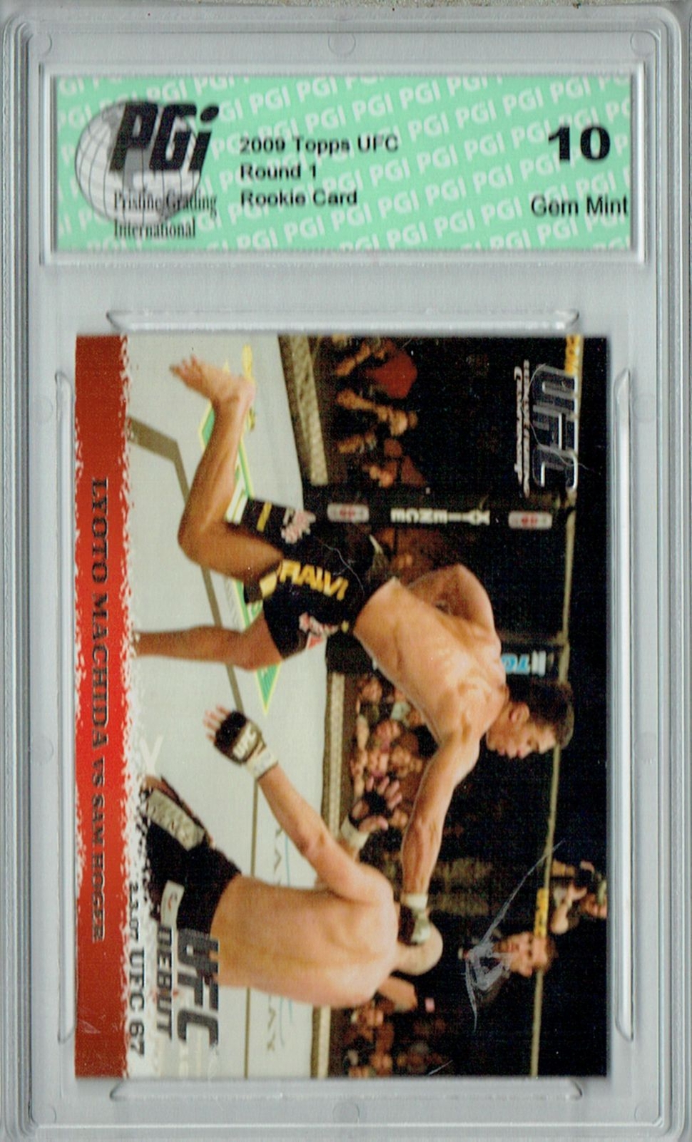 Lyoto Machida - Sam Hoger 2009 Topps UFC #59 Silver 1/288 Rookie Card ...