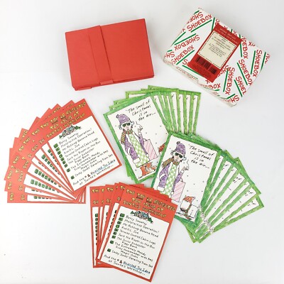 Vtg Hallmark Shoebox Maxine 30 Christmas Cards Smell Rejected Toy ...