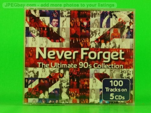 VARIOUS ARTISTS NEVER FORGET (THE ULTIMATE 90S COLLECTION ) (5 x CD ...