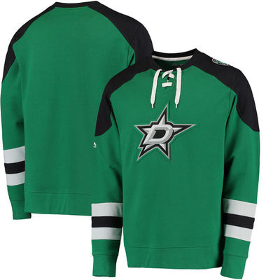 NHL Sweater Dallas Stars Pullover Crewneck Majestic Centre Lace Up ...