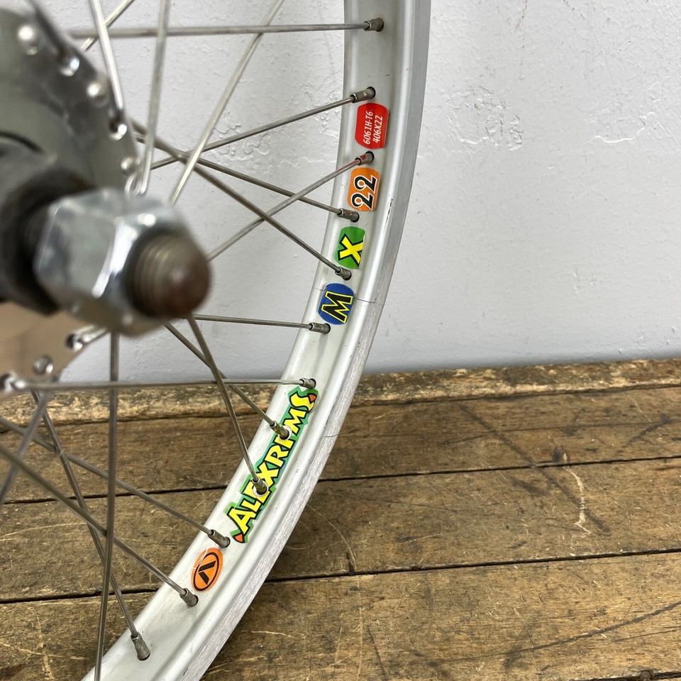 Haro BMX 14 mm Front Wheel 20" 48h Alex MX22 Rim Freestyle 48 Hole Hoop ...