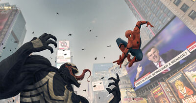 Superheroes spiderman venom artist behance Stitched Gaming Mat Desk ...