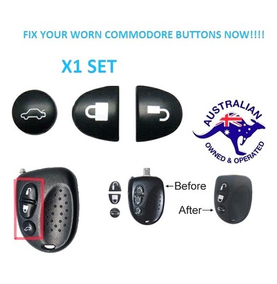 1X Holden Commodore Key Buttons SET VS VT VX VY VZ WH WK WL | eBay ...