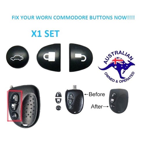 1X Holden Commodore Key Buttons SET VS VT VX VY VZ WH WK WL | eBay