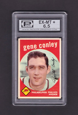 1959 Topps #492 Gene Conley - PGC 6.5 [EX/MT+] | eBay