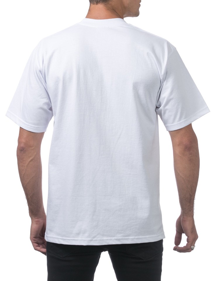 PRO CLUB MENS KING SIZE 10XL T SHIRT PLAIN HEAVYWEIGHT SHORT SLEEVE BIG ...