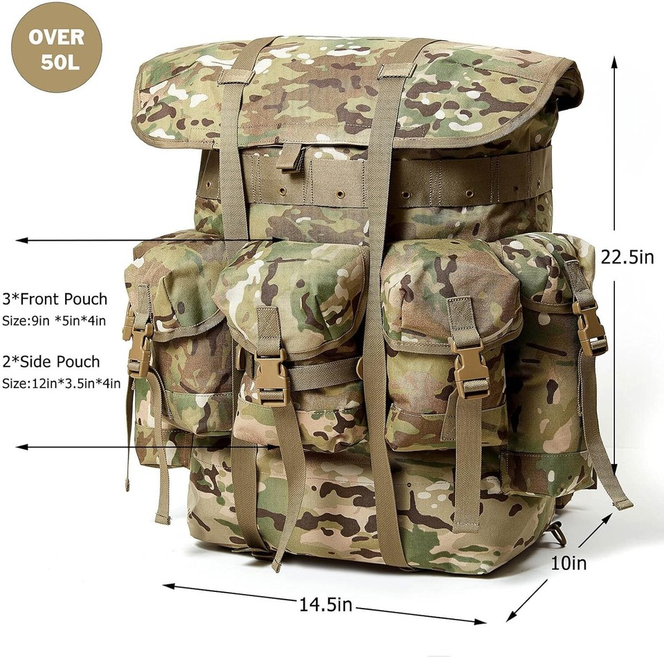 MT Military Alice NP Pack Army Survival Combat ALICE Rucksack Backpack ...
