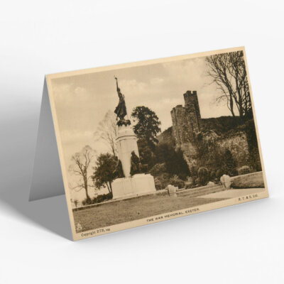 GREETING CARD - Vintage Devon - The War Memorial, Exeter | eBay UK