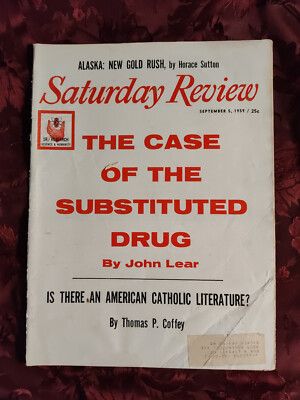 Saturday Review September 5 1959 THOMAS COFFEY DONALD H. ROBEY | eBay
