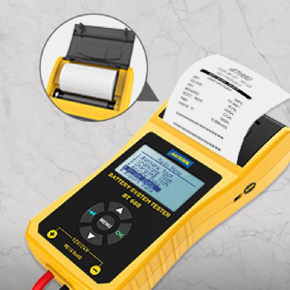 BT660/BT670 Battery Conductance Tester 12V/24V Auto Battery Testers For ...