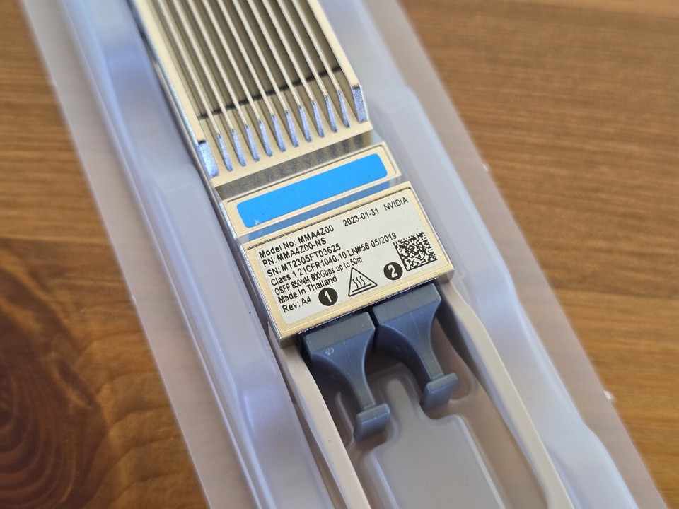 NVIDIA 800Gbps Twin-Port OSFP Transceiver MMA4Z00-NS InfiniBand ...