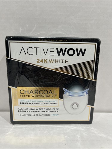 Active Wow 24K White Charcoal Teeth Whitening Kit (8377) “T-19” | eBay