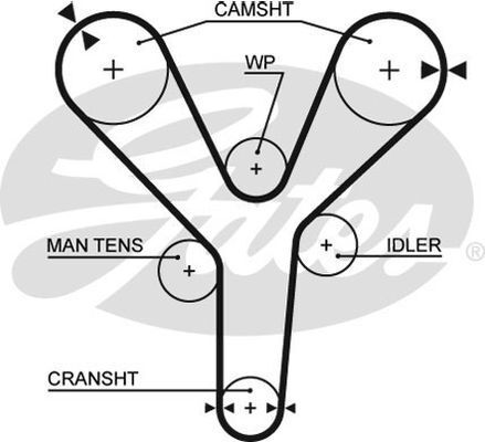 Gates Timing Belt T221 fits Holden Jackaroo / Monterey UBS 3.2 i 4x4 ...