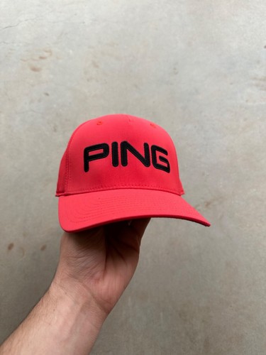 Ping Golf Flexfit Hat Cap Sensorcool Coral Golfing | eBay
