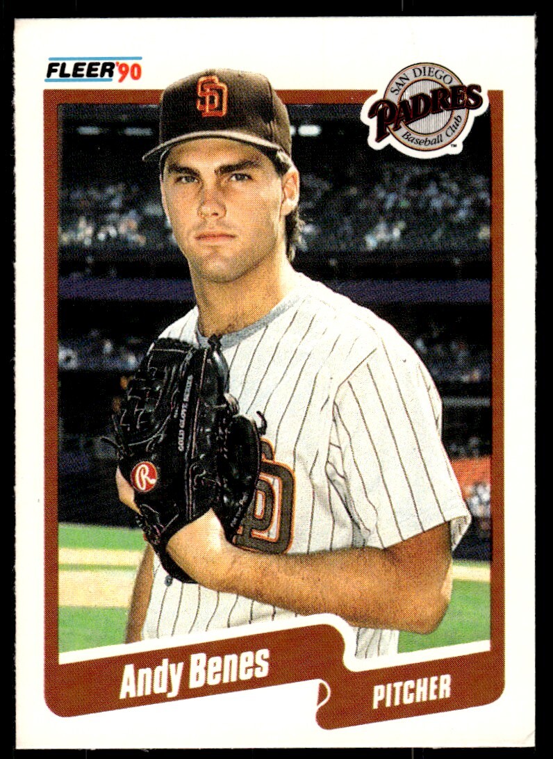 1990 Fleer Baseball Card Andy Benes San Diego Padres #151 | eBay