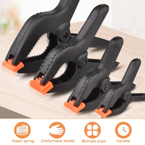 8pcs For Woodworking Spring Clamp Hardware Sturdy Safety Reusable Heavy ...