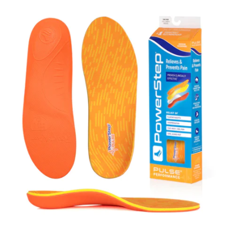 Powerstep Performance Full Length Insoles Orthotics Support- Variety of ...