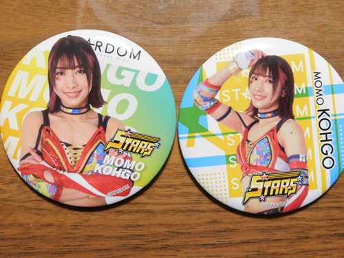 Stardom Momo Koga Can Badge Set 2pcs Women's Pro Wrestling Don Quijote ...