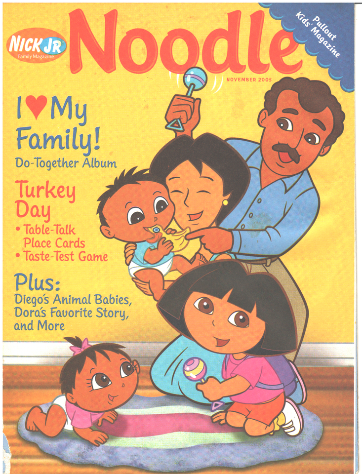NICK JR FAMILY Magazine November 2005 Thanksgiving Holiday Fun Food ...