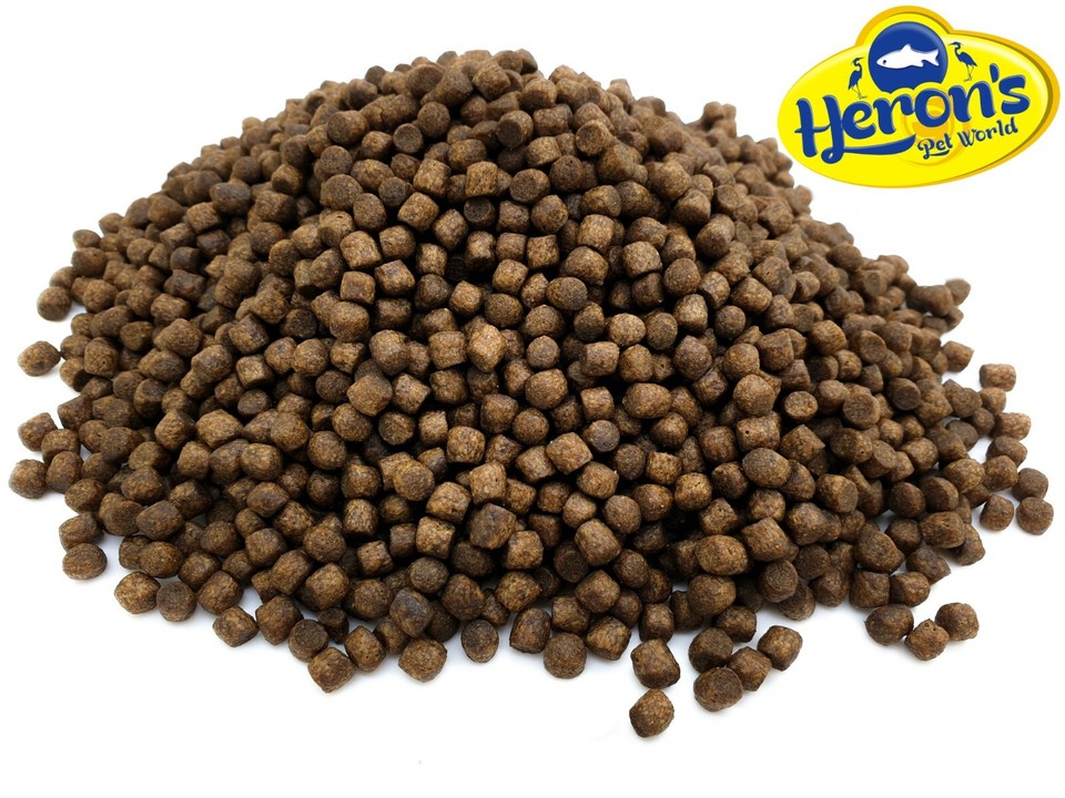 HERONS Koi Grower Pellets 3mm 4.5mm 6mm PREMIUM POND FISH FOOD 10g ...
