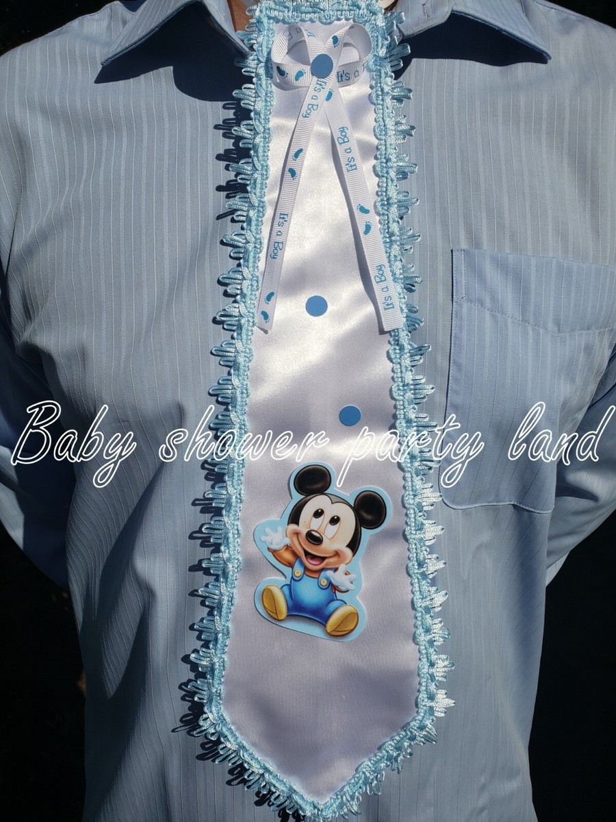 Mickey Mouse Blue Baby Shower Baby Mickey Mouse Themed Baby Shower