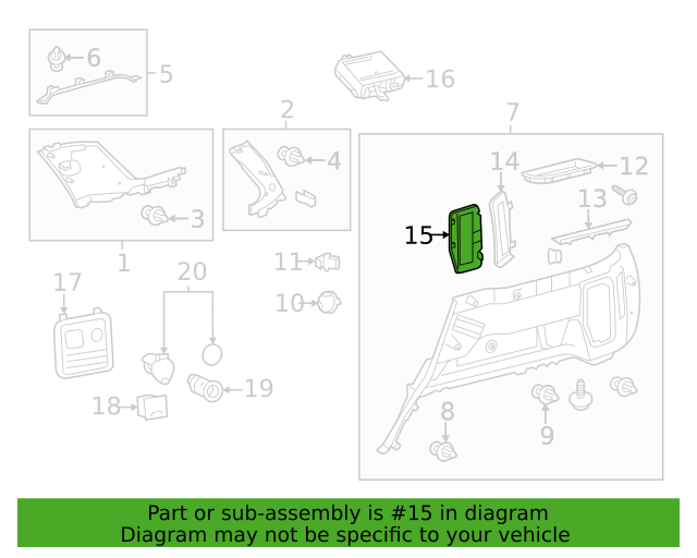 2010-2024 Toyota 4Runner OEM Trunk Lifting Jack Cover Driver-side 64766 ...