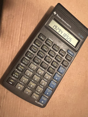 Texas Instruments TI-35X Scientific Calculator 1990s Tested Works ...