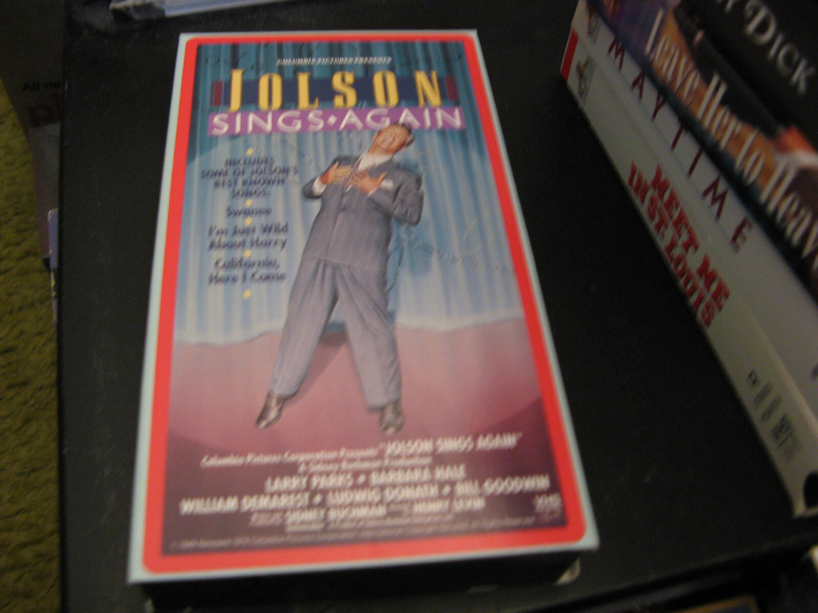 VHS-Jolson Sings Again-Larry Parks-Barbara Hale-William Demarest | eBay UK
