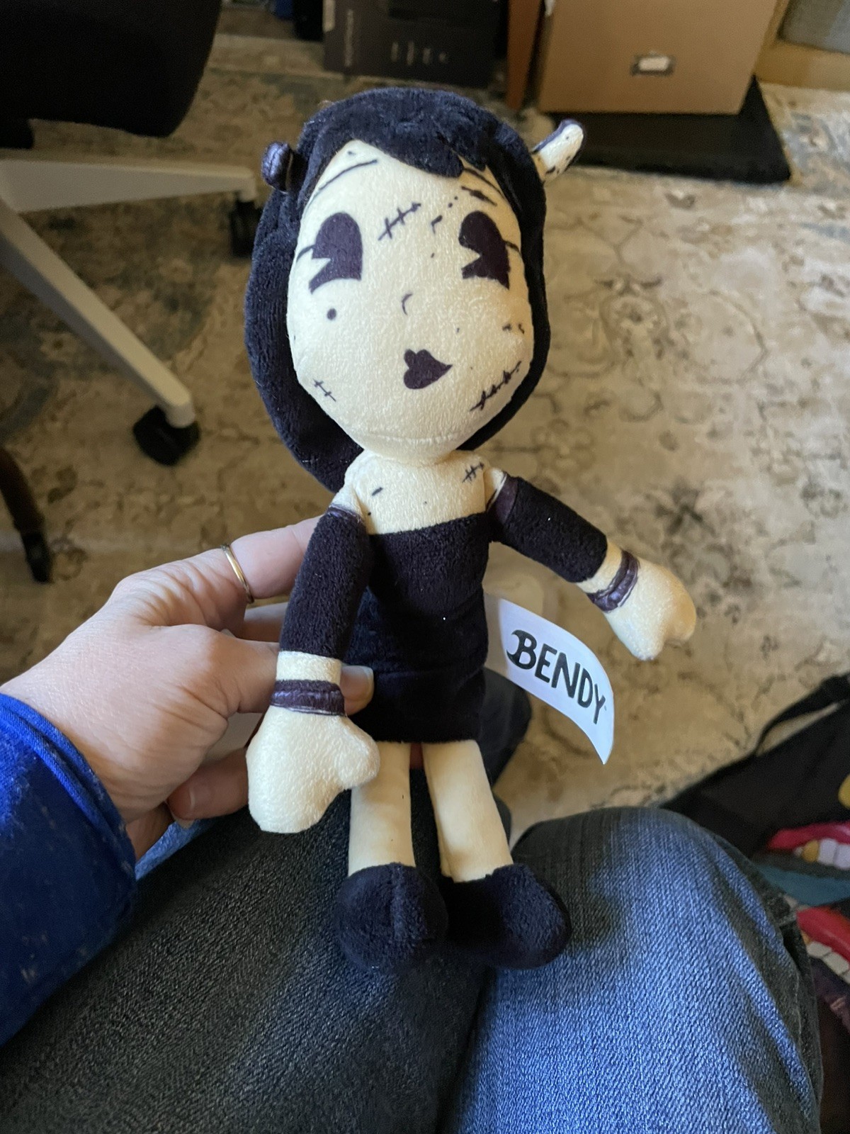 Bendy and the Ink Machine Alice the Angel Plush Doll Stuffed Preowned ...