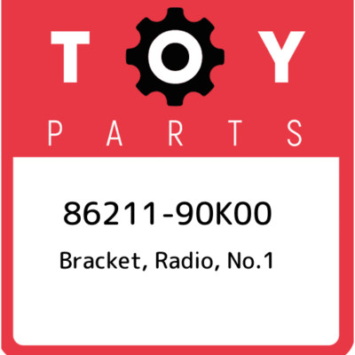 86211-90K00 Toyota Bracket, radio, no.1 8621190K00, New Genuine OEM ...