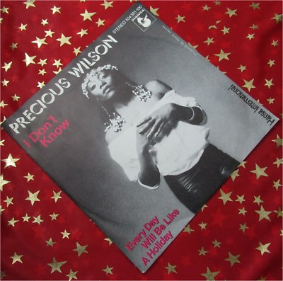 PRECIOUS WILSON - I don´t know * 1982 * TOP (M-:)) PREIS HIT SINGLE | eBay