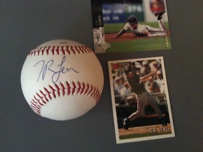 T.R. Lewis Autographed Signed Baseball Baltimore Orioles Nice! TR | eBay