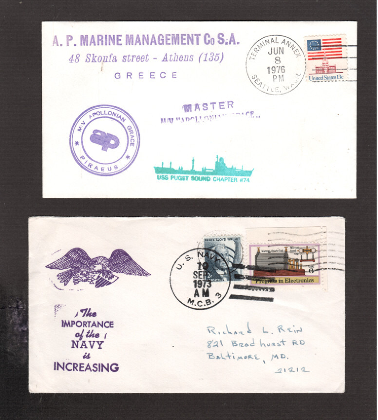 U.S. Naval Covers - Lot of Four | eBay