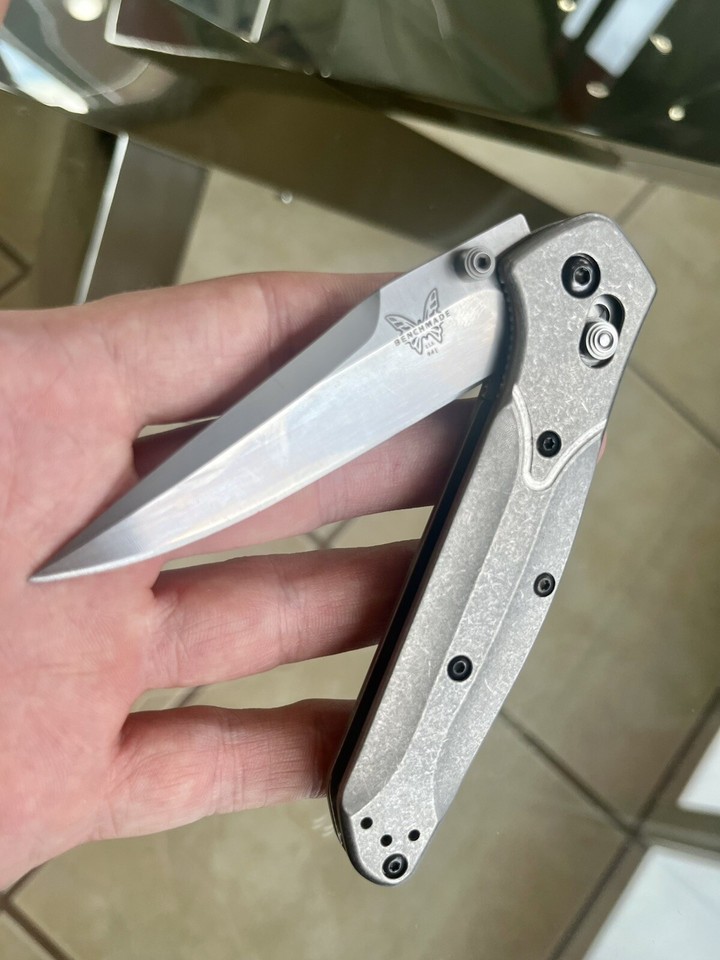 Benchmade Knife 941 Titanium Osborne, Ti S30V RARE Gold, Luxury Vintage ...