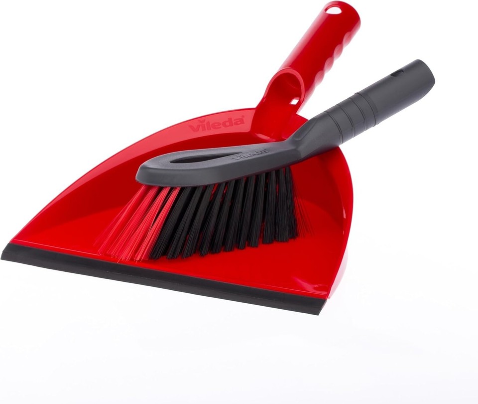 Vileda Dust Pan & Brush Set Polyethylene Terephthalate, Plastic | eBay UK