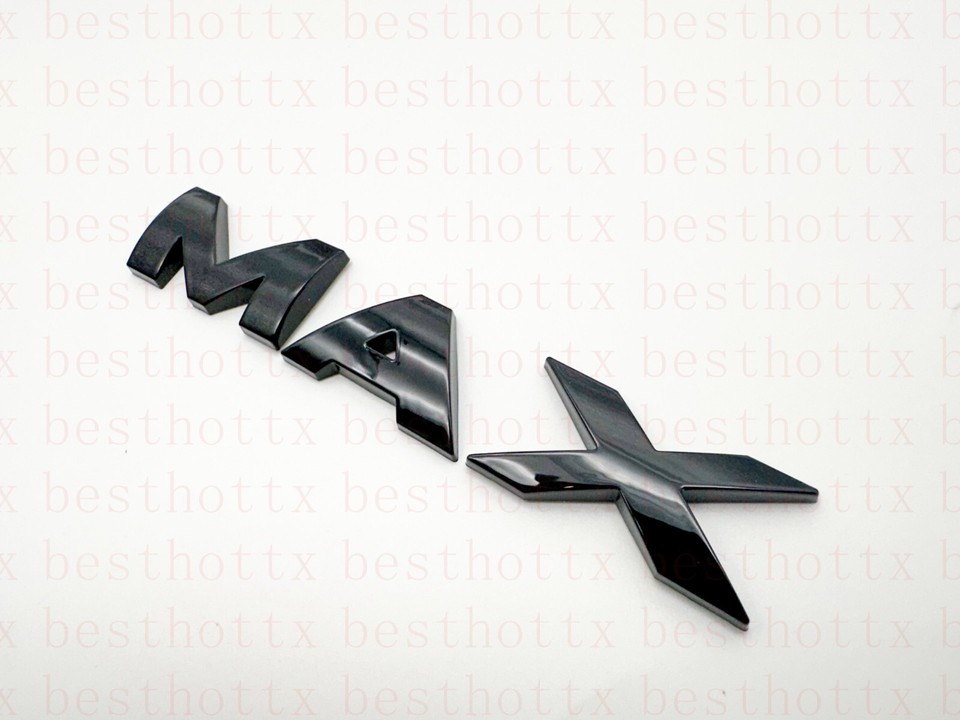 Gloss Black Limited MAX Overlay Letters Emblem FIT 2018-2024 Ford ...