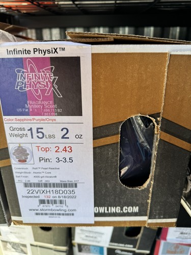 Storm Infinite Physix Bowling Ball 15lb NIB | eBay