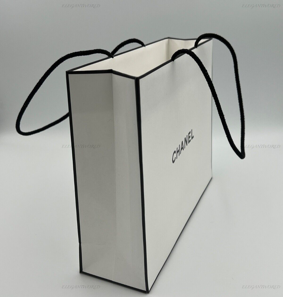 NEW CHANEL Gift Bag Shopping Bag Size: 10" Wide x 8" Height x 3" Depth ...