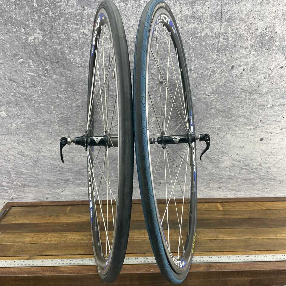 Easton Vista SL Race Wheel Set Blue 700c Velomax 24h 20h Clincher 8s 9s ...