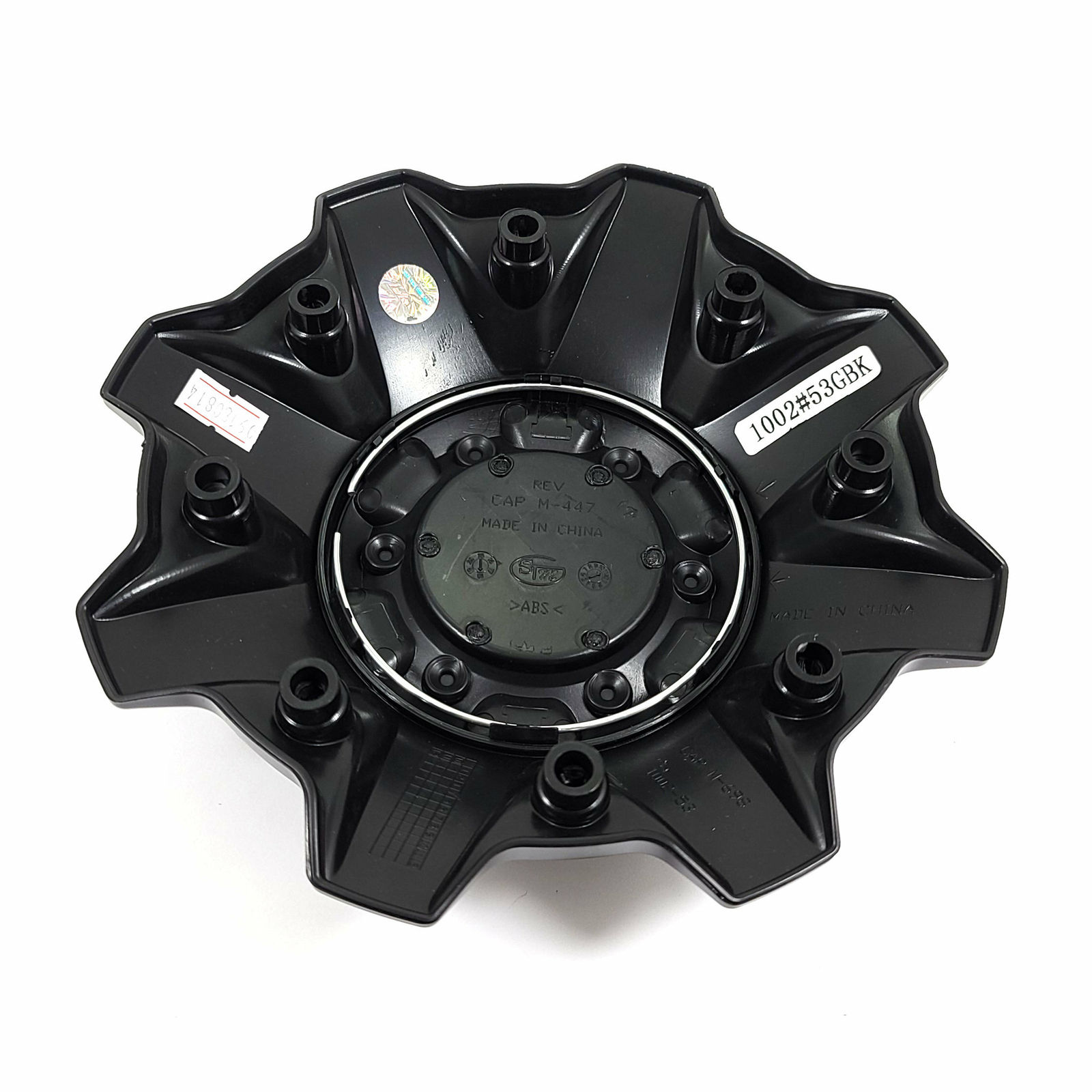 4 Fuel Off-Roads Black Center Caps for 8L Schism D649 Crush D561 ...
