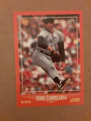 1988 Score Traded John Candelaria baseball card 40T. New York Yankees. | eBay