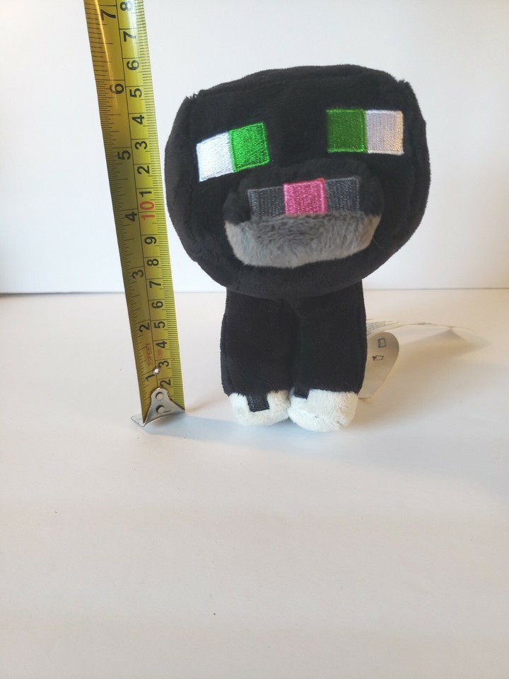 Minecraft Mojang Jinx Tuxedo Cat Plush Stuffed Toy Black Spin Master ...