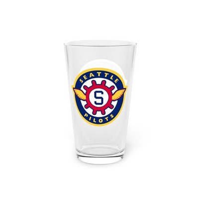 Seattle Pilots Pint Glass 16oz - MLB Baseball Team | eBay