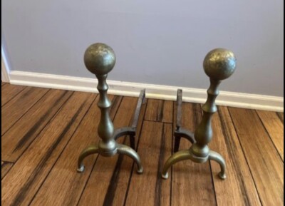 Fireplaces & Mantels - Andirons Fire Dogs