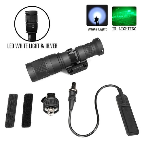 M300V-IR Weapon Hunting Light 400 Lumens Mini LED White Light Infrared ...