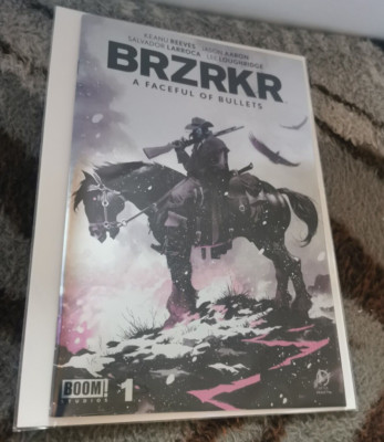 BRZRKR FACEFUL OF BULLETS # 1 NM 2024 SCARCE MATTEO SCALERA FOIL ...