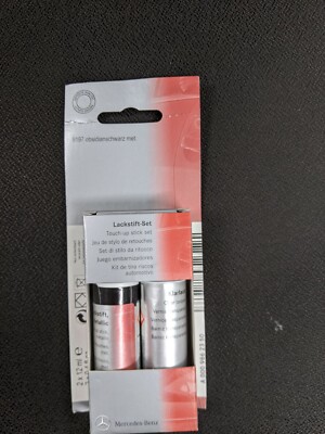 Genuine OEM Mercedes Benz 2 Part Touch Up Paint - 723 Cubanite Silver ...