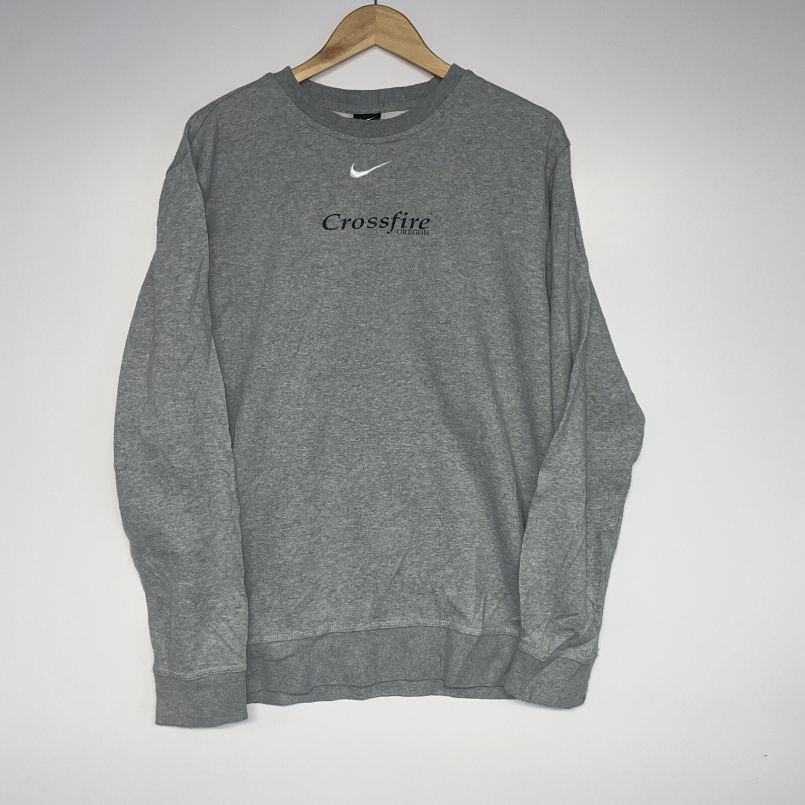 Nike Vintage Crossfire Oregon Rare Grey Sweatshirt Ce… - Gem
